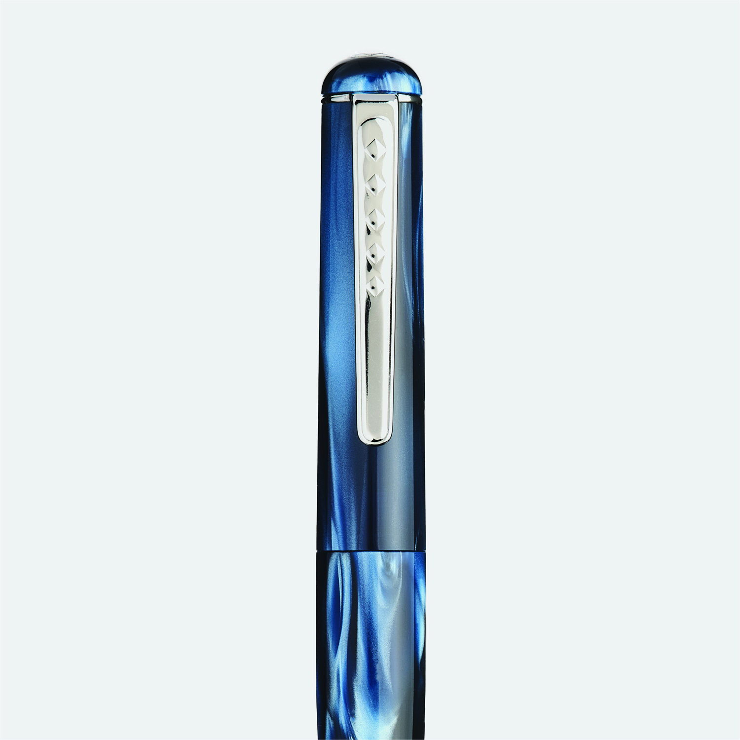 Tom Hessin Charles Collection Signature Blue Fountain pen - Vulpen / Fountain pen | Appelboom.com